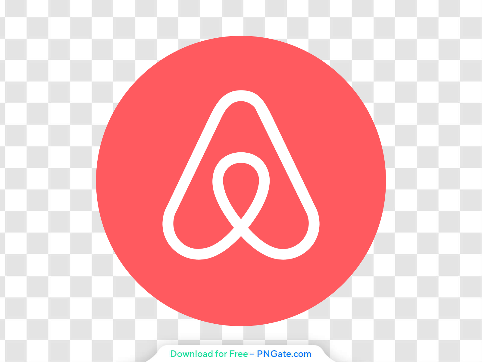 Airbnb Icon Modern Design With Red Circle Free PNG PNGate